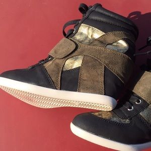 Express | Shoes | Express Wedge Sneakers | Poshmark